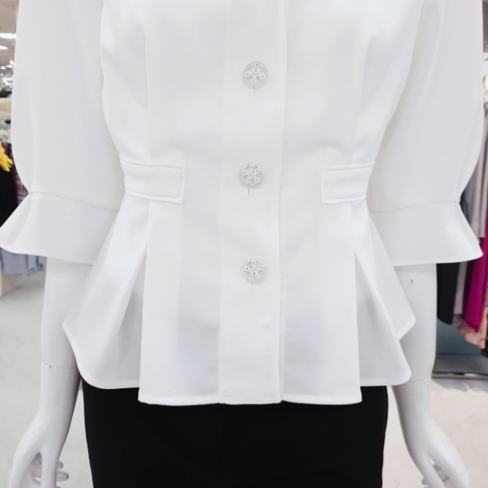 꼼빠니아 DP03 오픈형셔링블라우스 CABU4-WRB030-110